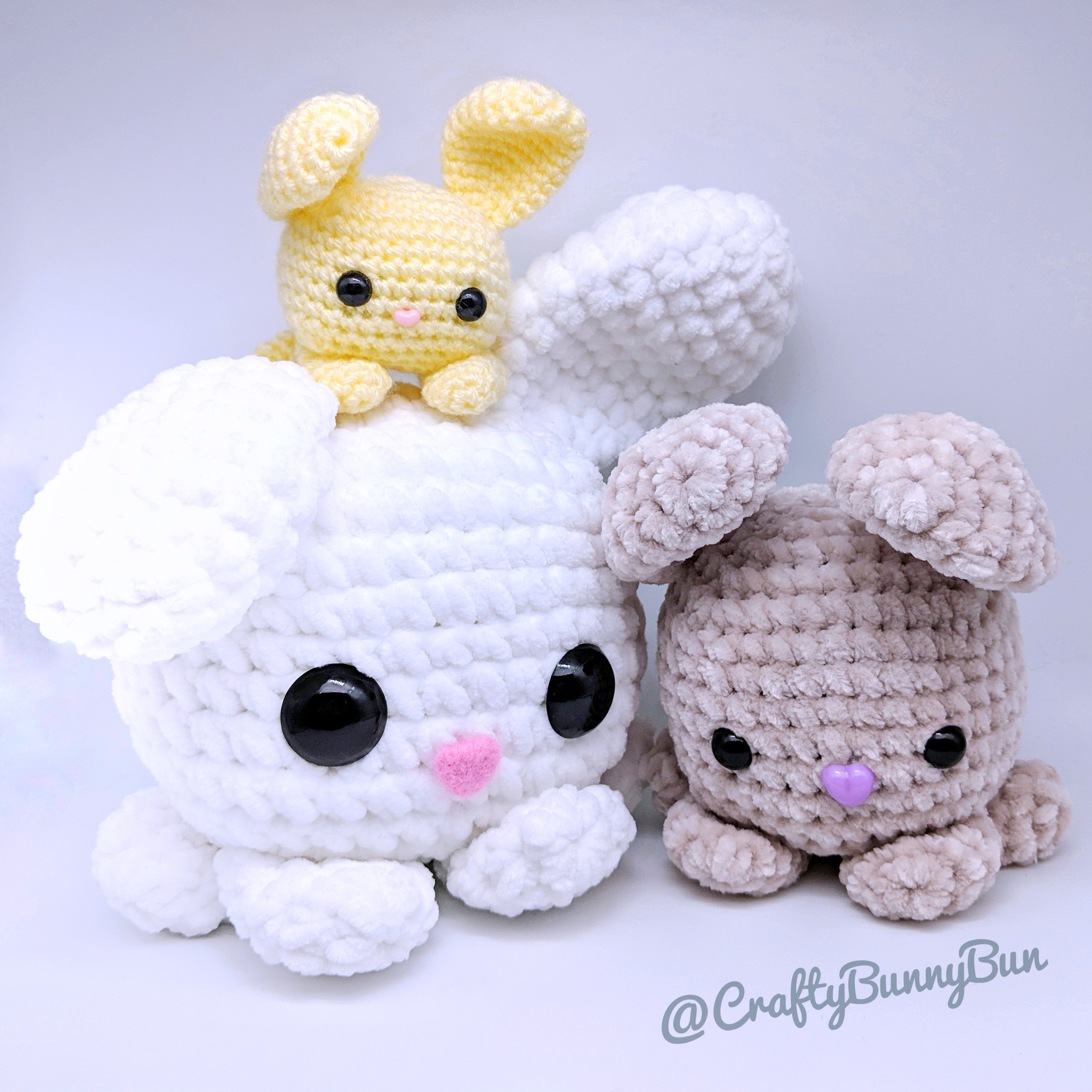 Cube Bunny Rabbit Amigurumi Pattern
