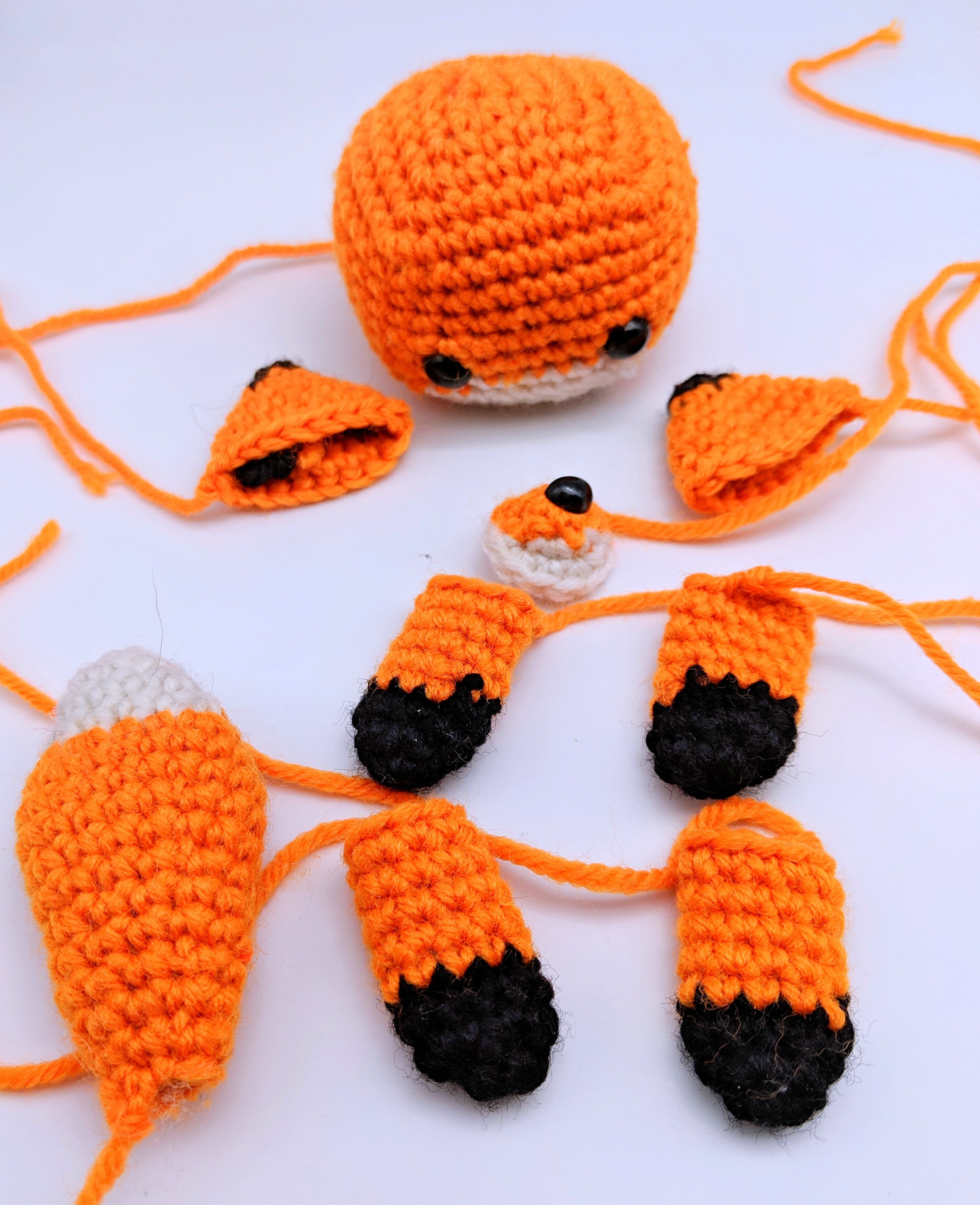Cube Foxy Fox Amigurumi Pattern