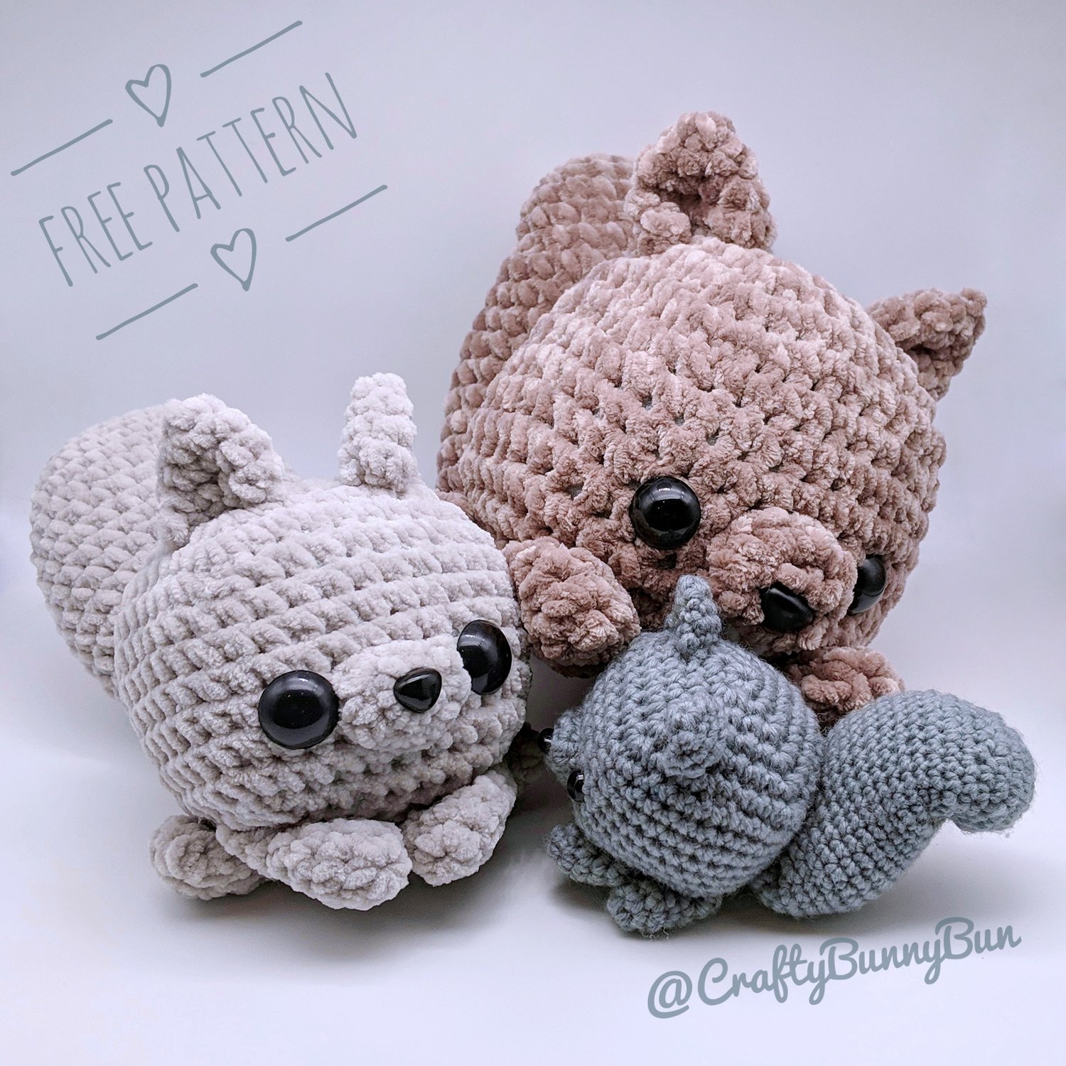 Cube Kitty Cat Amigurumi Pattern